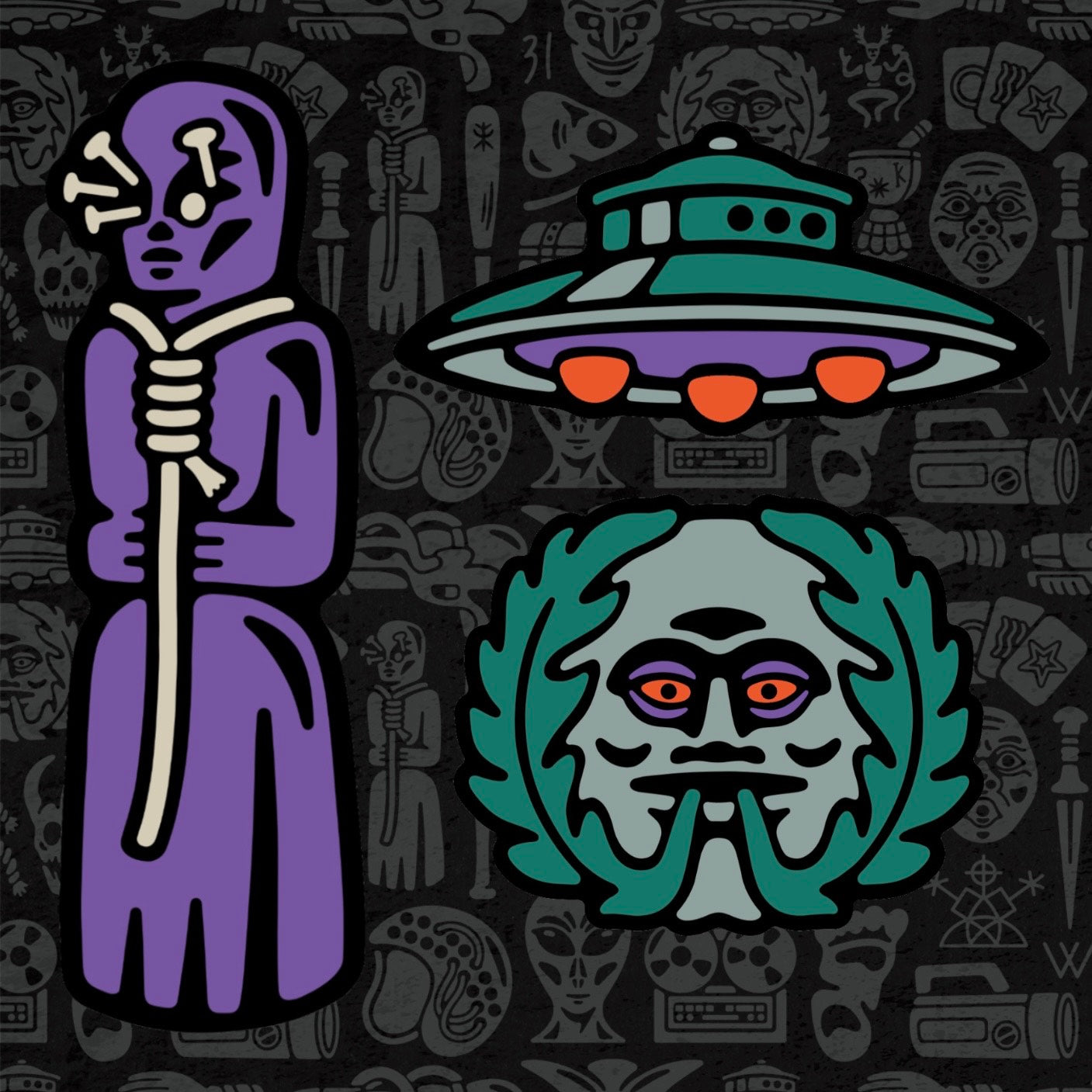 Enamel Pins – Planet Weird Store